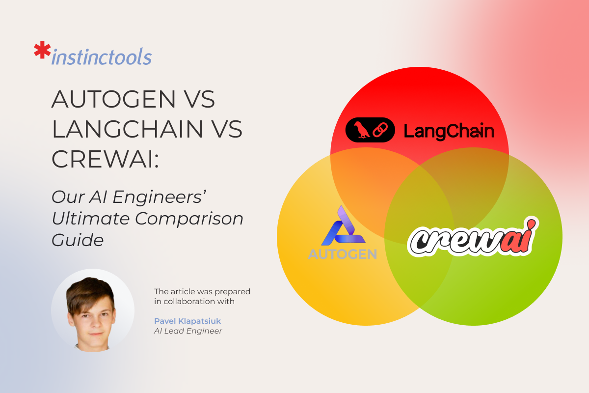 Autogen vs LangChain vs CrewAI | *instinctools